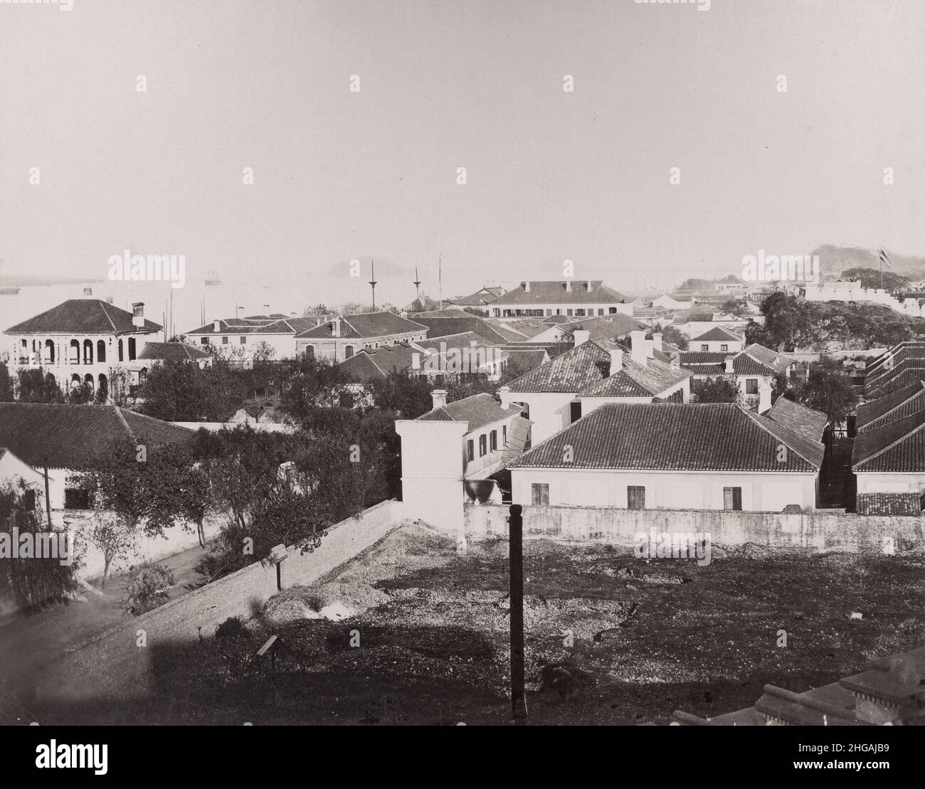 Vintage 19th century photograph - Chinkiang, Zhenjiang, Jiangsu ...