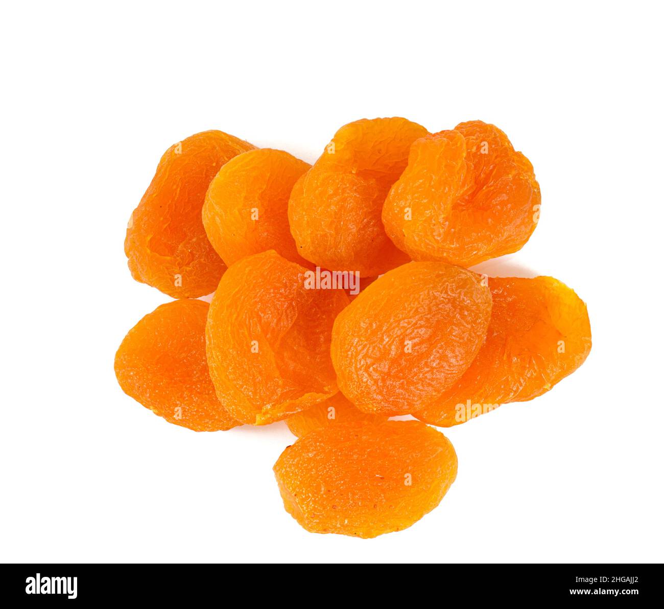 Dried apricot isolated on Cut Out Stock Images & Pictures - Alamy