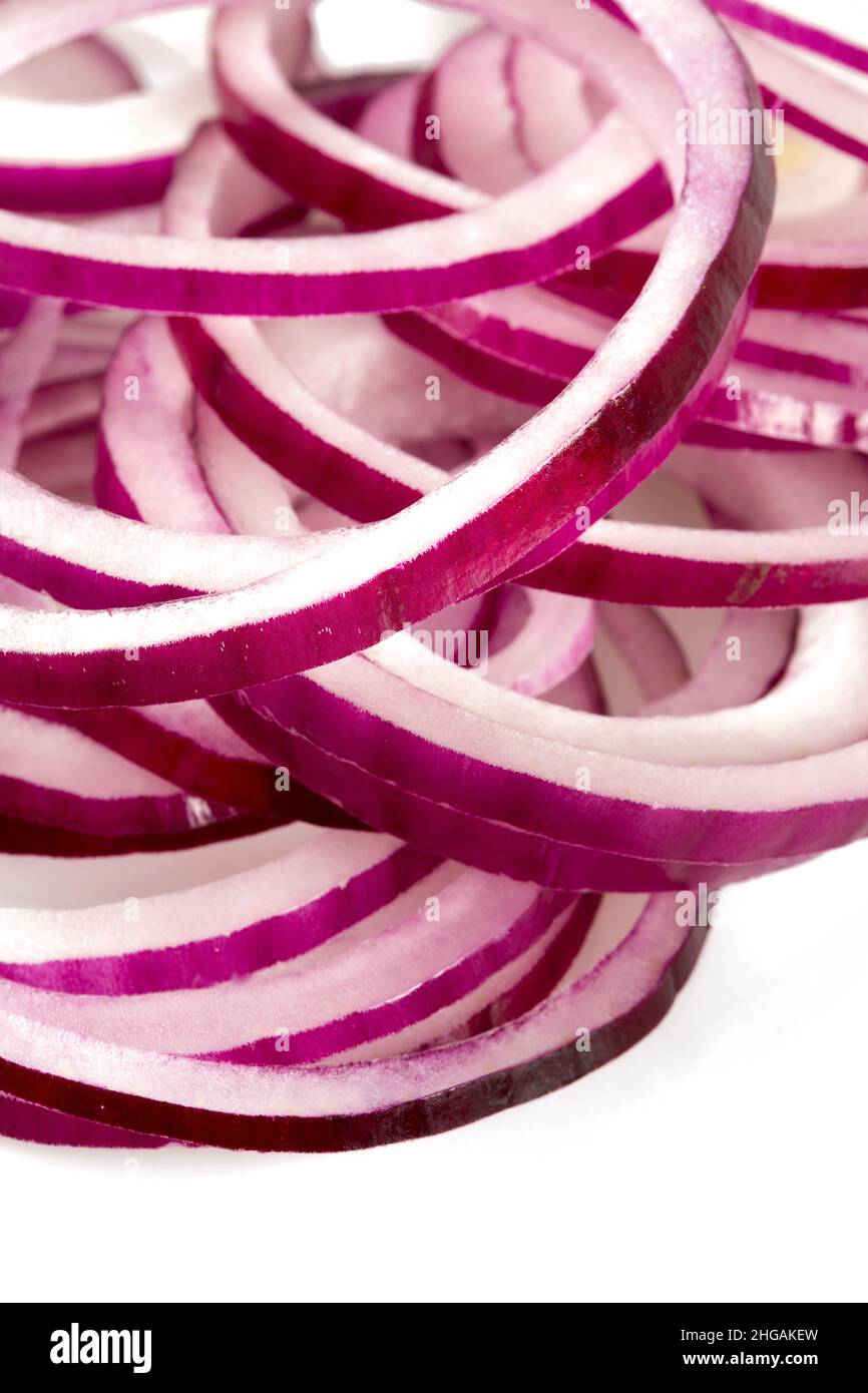 red onion isolated on white background Stock Photo - Alamy