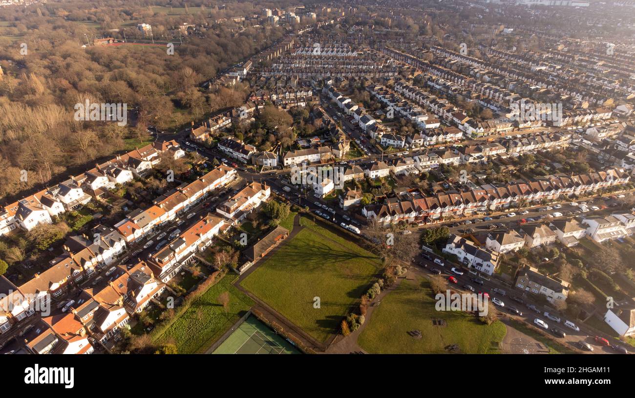 Wandsworth common aerial hi-res stock photography and images - Alamy