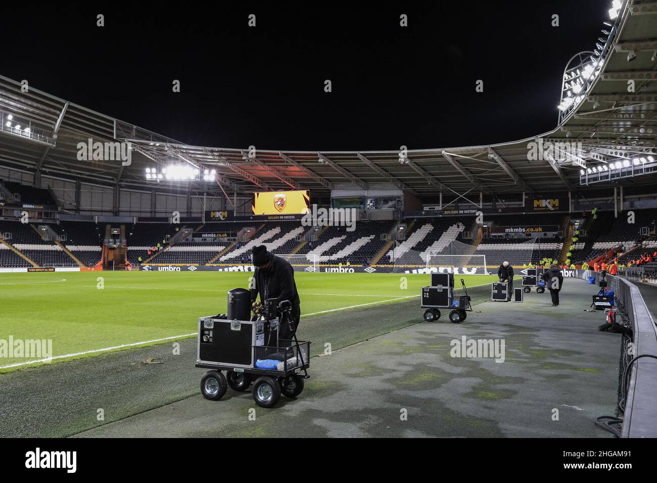 Pyrotechnics football uk hi-res stock photography and images - Alamy