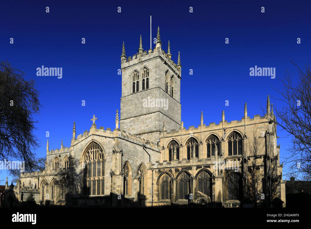 St Swithuns church, Retford town, Nottinghamshire, England, UK Stock ...