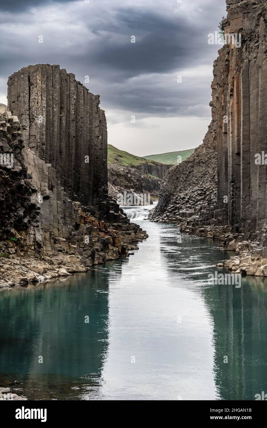Stuolagil canyon iceland hi-res stock photography and images - Alamy