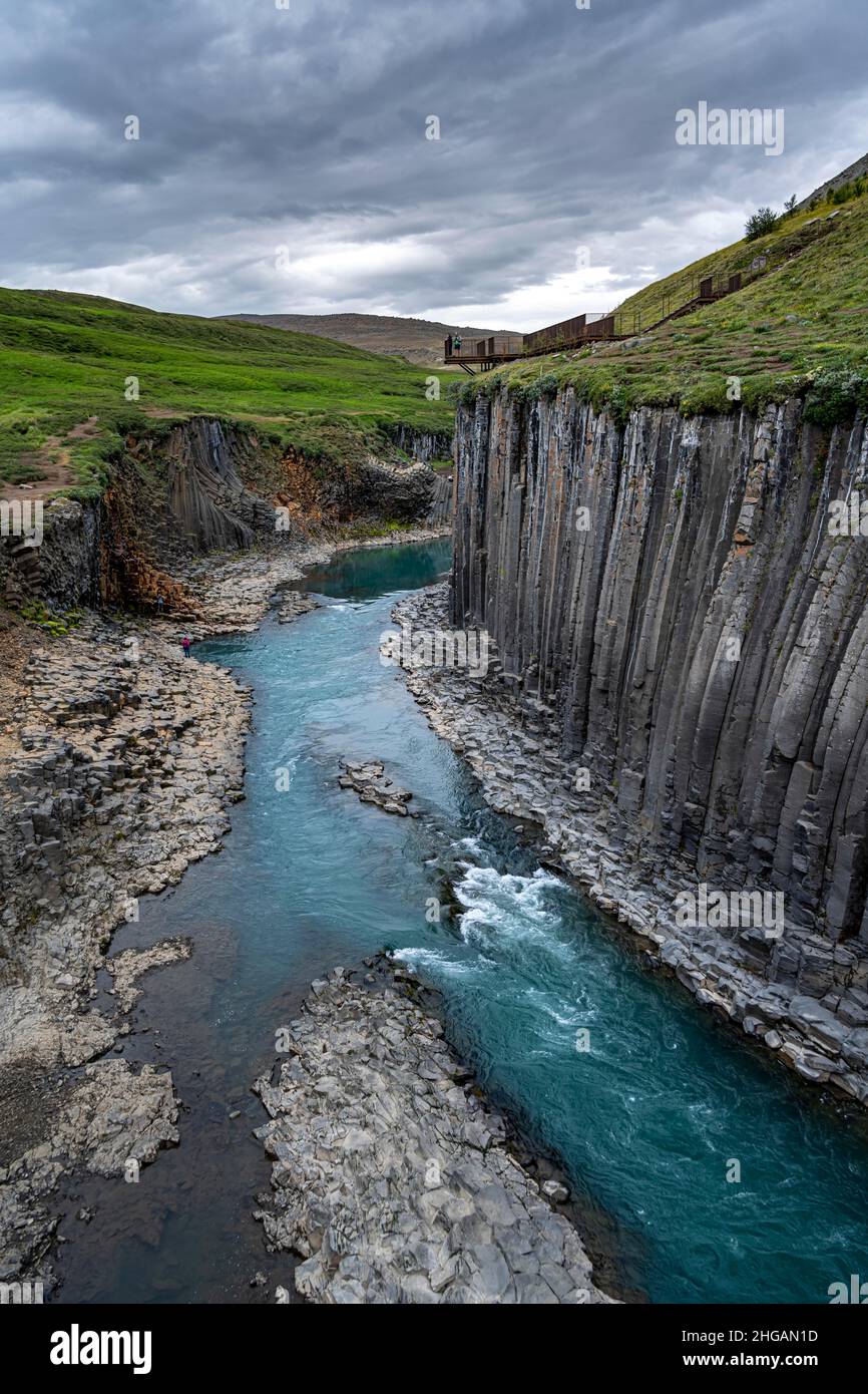 Stuolagil canyon iceland hi-res stock photography and images - Alamy