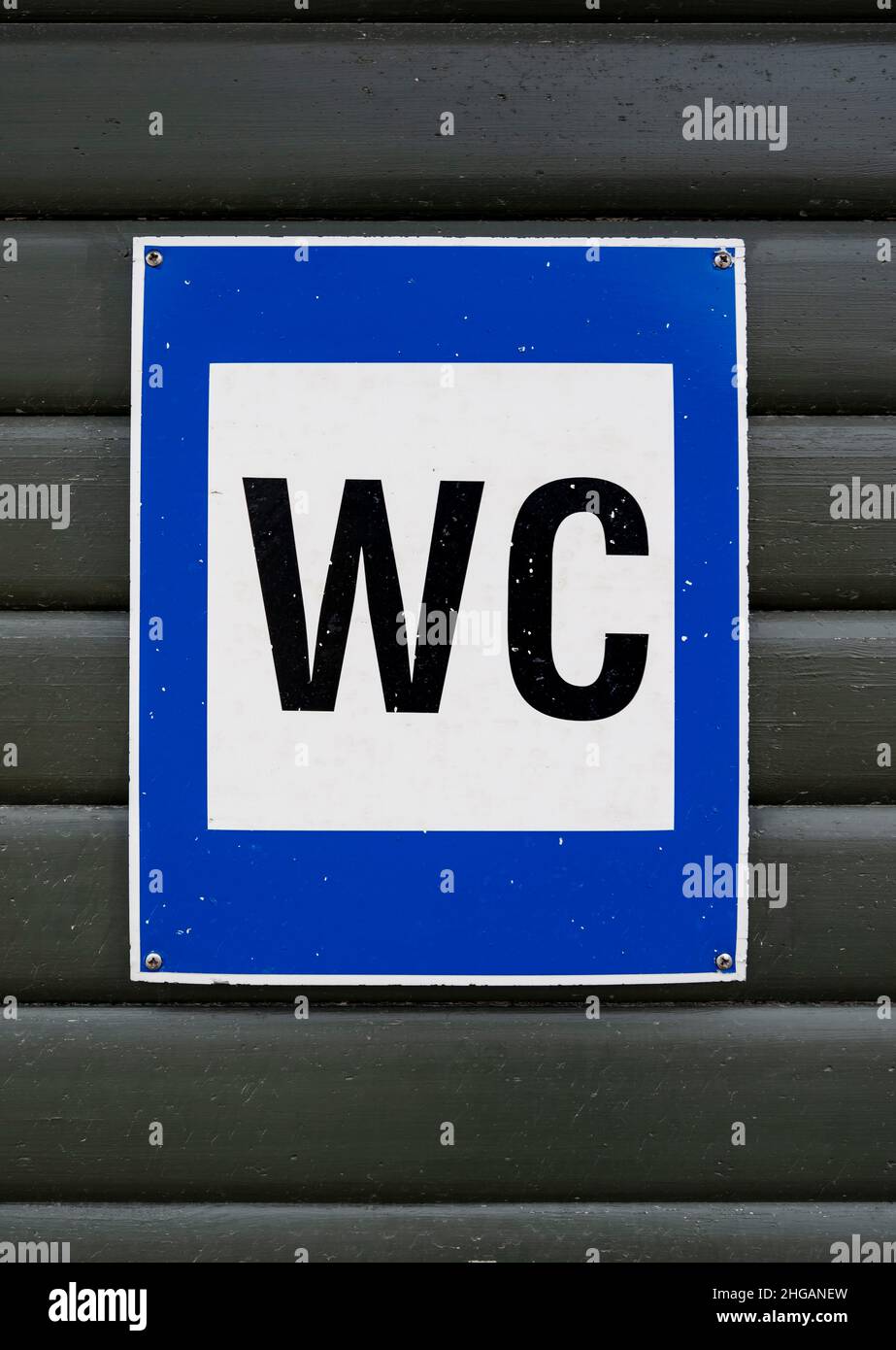 Sign WC, Toilet sign Stock Photo - Alamy