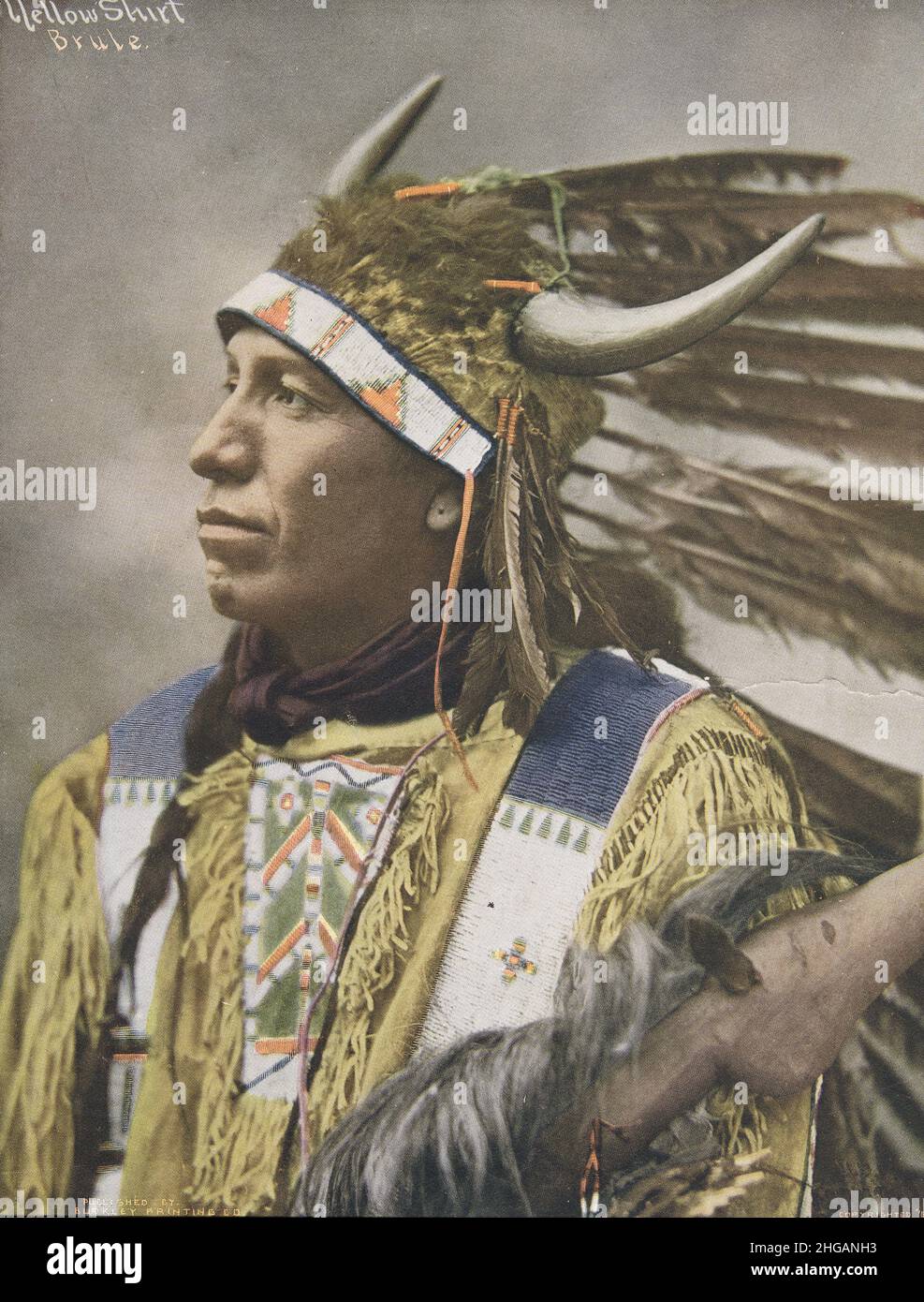 Vintage late 19th, early 20th century photograph: c..1900 Yellow Shirt ...