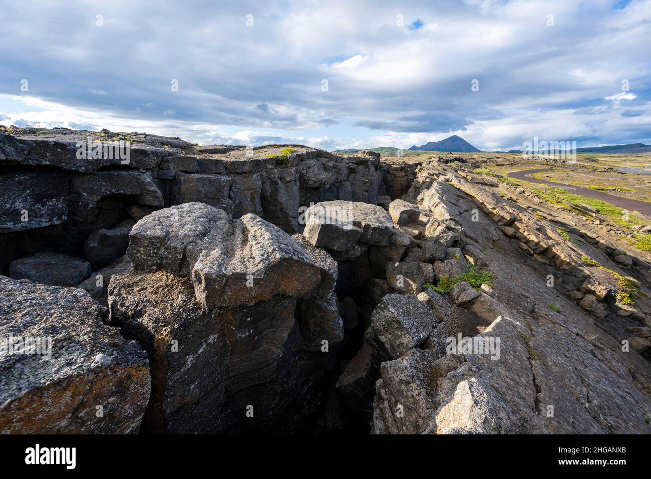 Continental rift between North American and Eurasian Plate, Mid ...