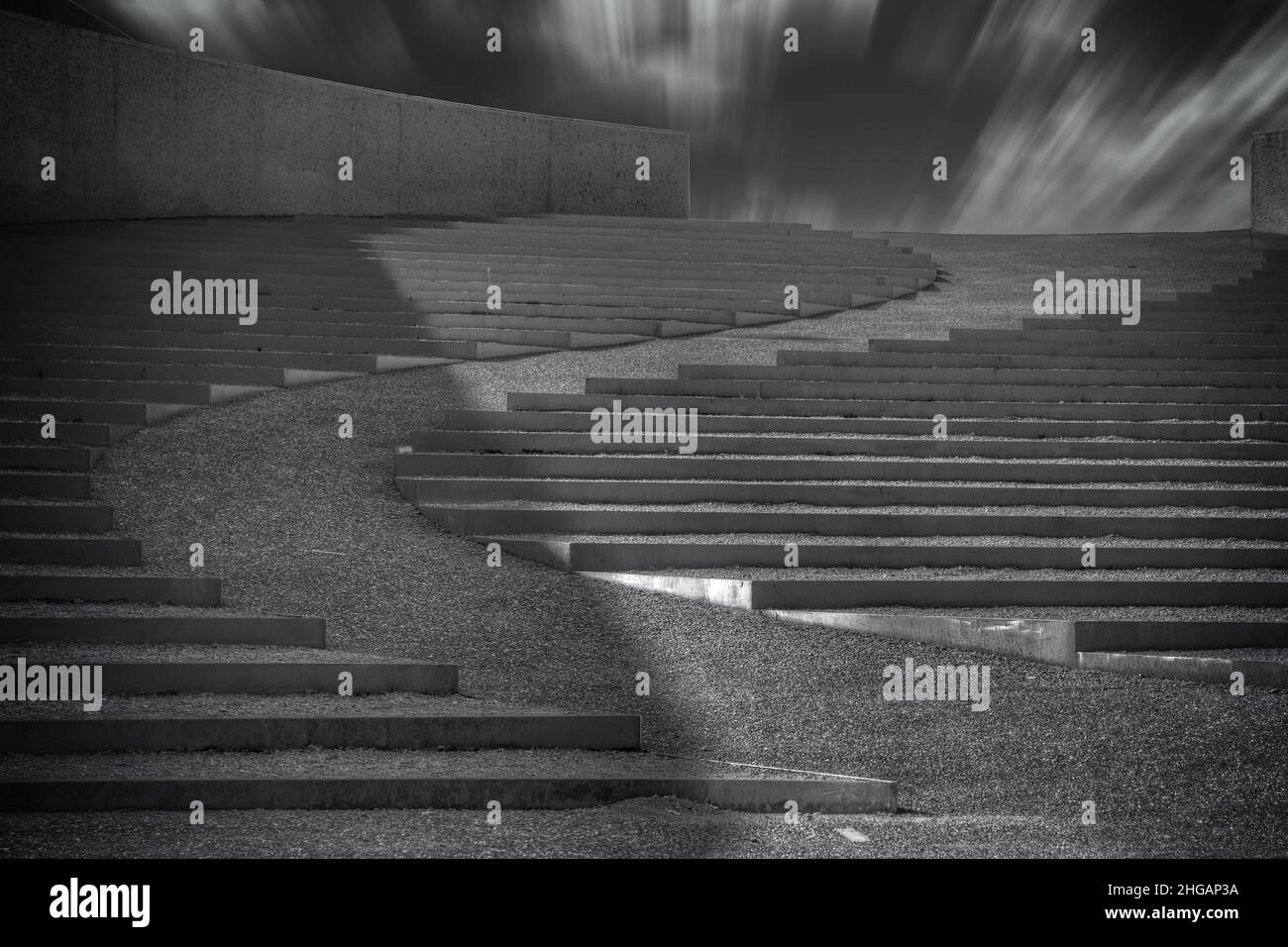 Stairs, Path, De Brug van Vroenhoven, Riemst, Belgium Stock Photo - Alamy