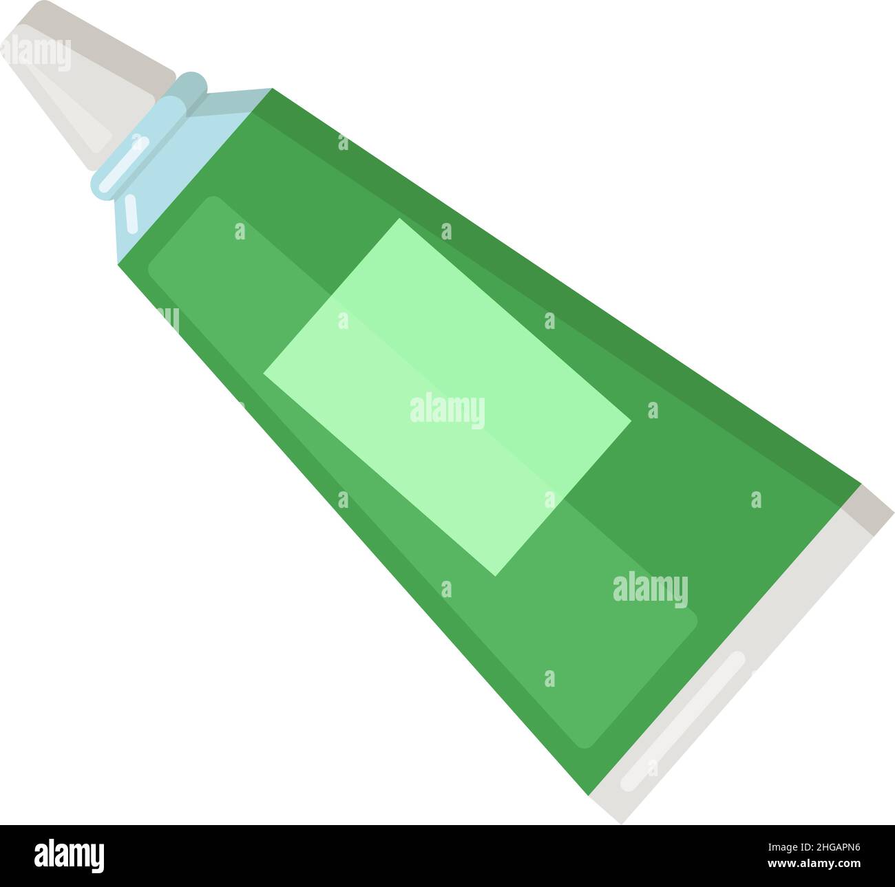 Plastic tube. Blank label packaging container for gel or paste Stock ...