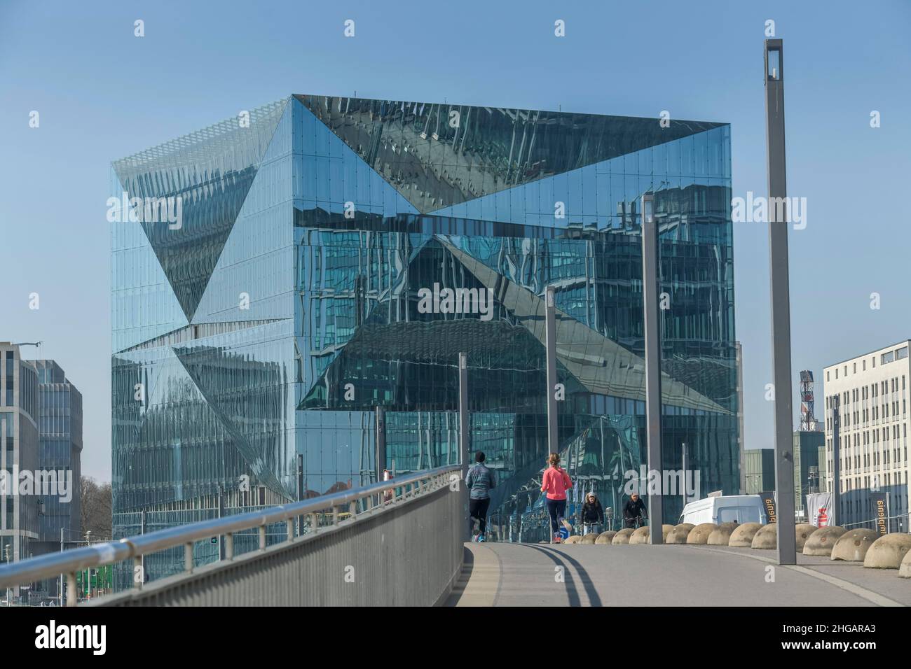 Cube office building, Washingtonplatz, Moabit, Mitte, Berlin, Germany ...