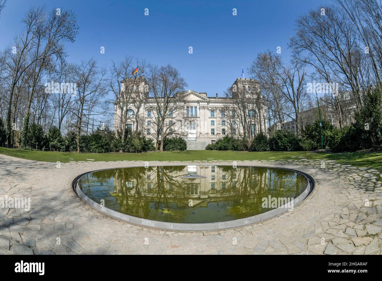 Sinti and Roma Memorial, Tiergarten, Mitte, Berlin, Germany Stock Photo ...
