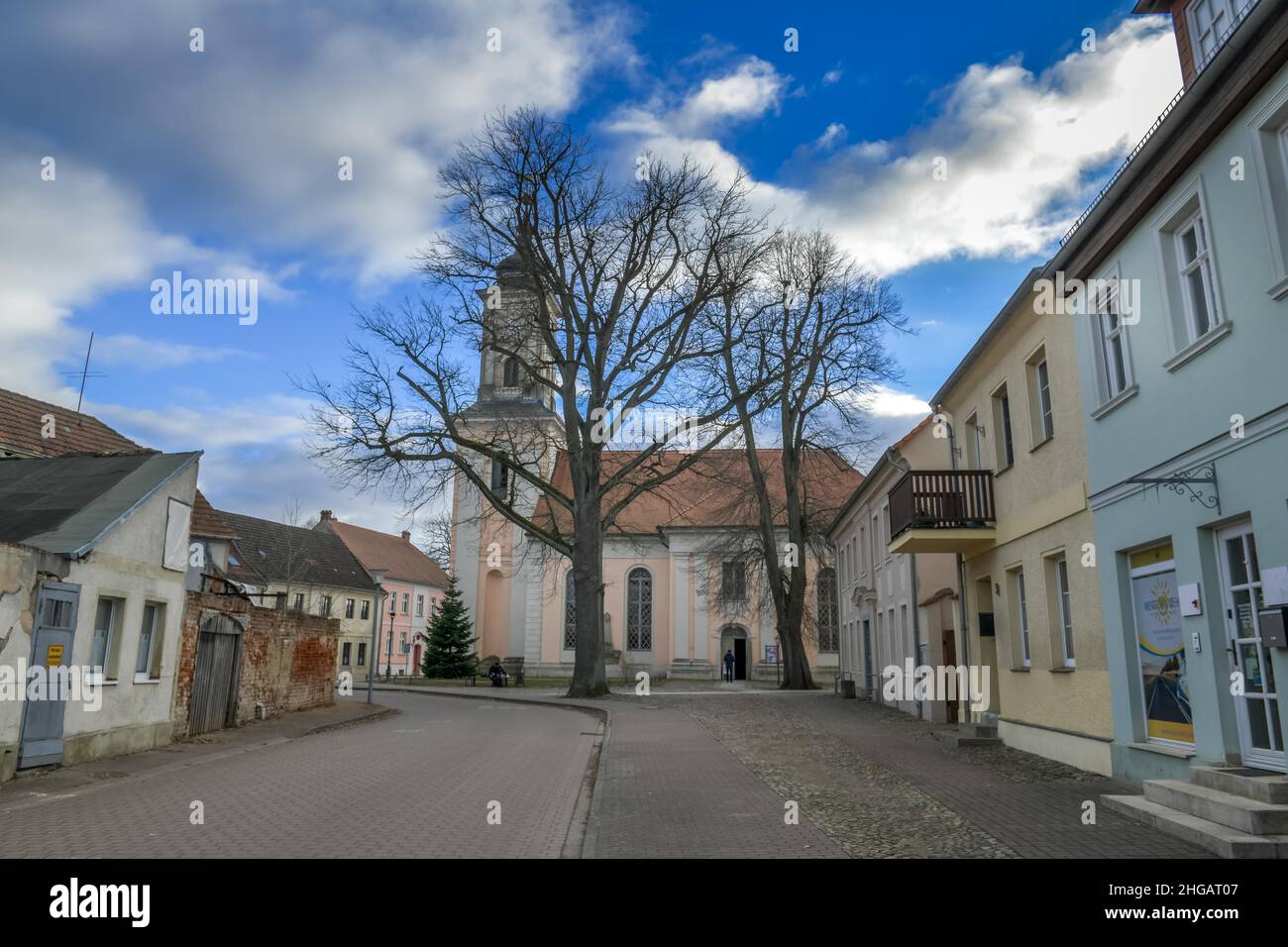 Town parish church, Lindow, Brandenburg, Germany Stock Photo - Alamy
