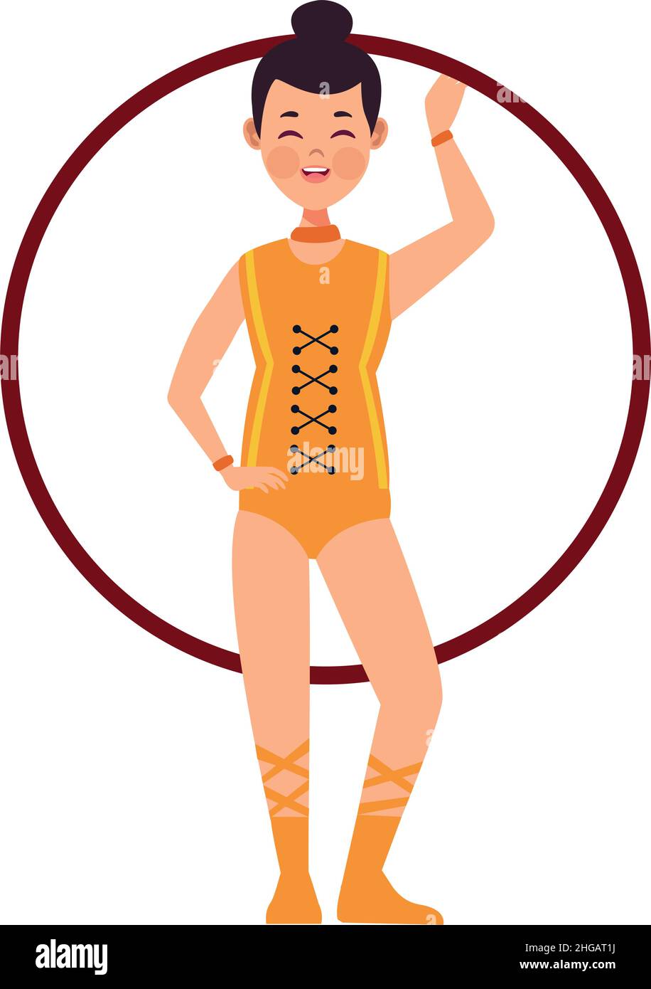 Artist with hoop Cut Out Stock Images & Pictures - Alamy