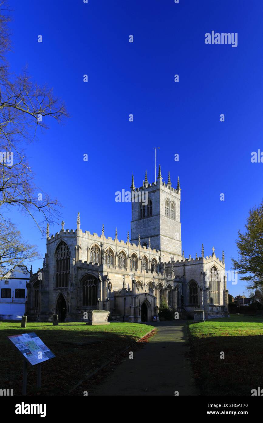 St Swithuns church, Retford town, Nottinghamshire, England, UK Stock ...