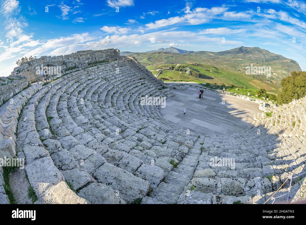 Amphitheatre segesta archaeological site hi-res stock photography and ...