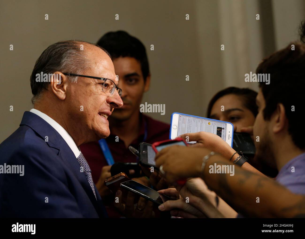 salvador, bahia, brazil - june 7, 2018: Geraldo Alckmin, former ...