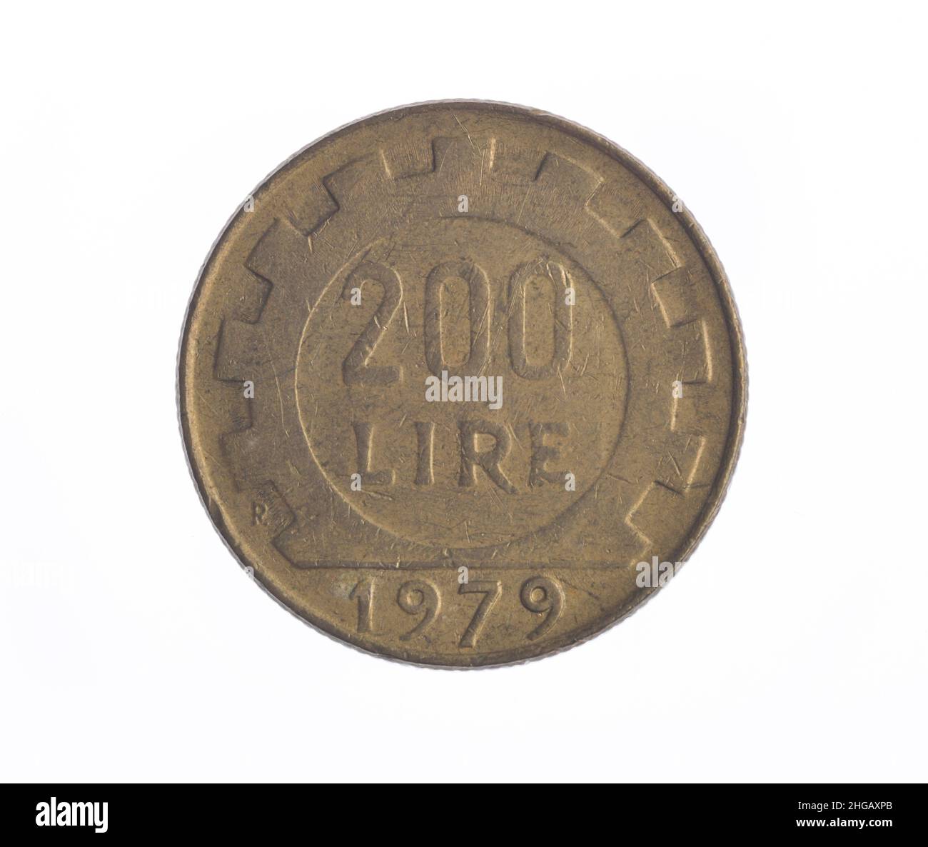 Italian lire coin Cut Out Stock Images & Pictures - Alamy