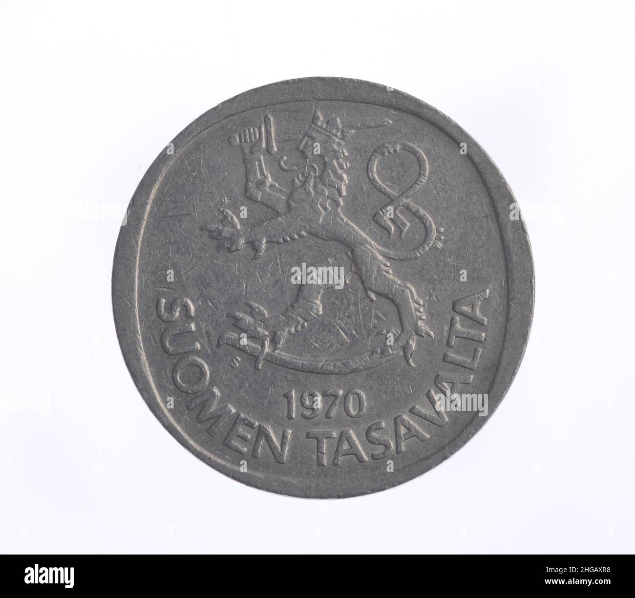 Coin, 1 Markka, Finland Stock Photo - Alamy