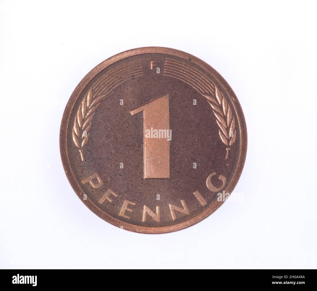 One pfennig coin hi-res stock photography and images - Alamy