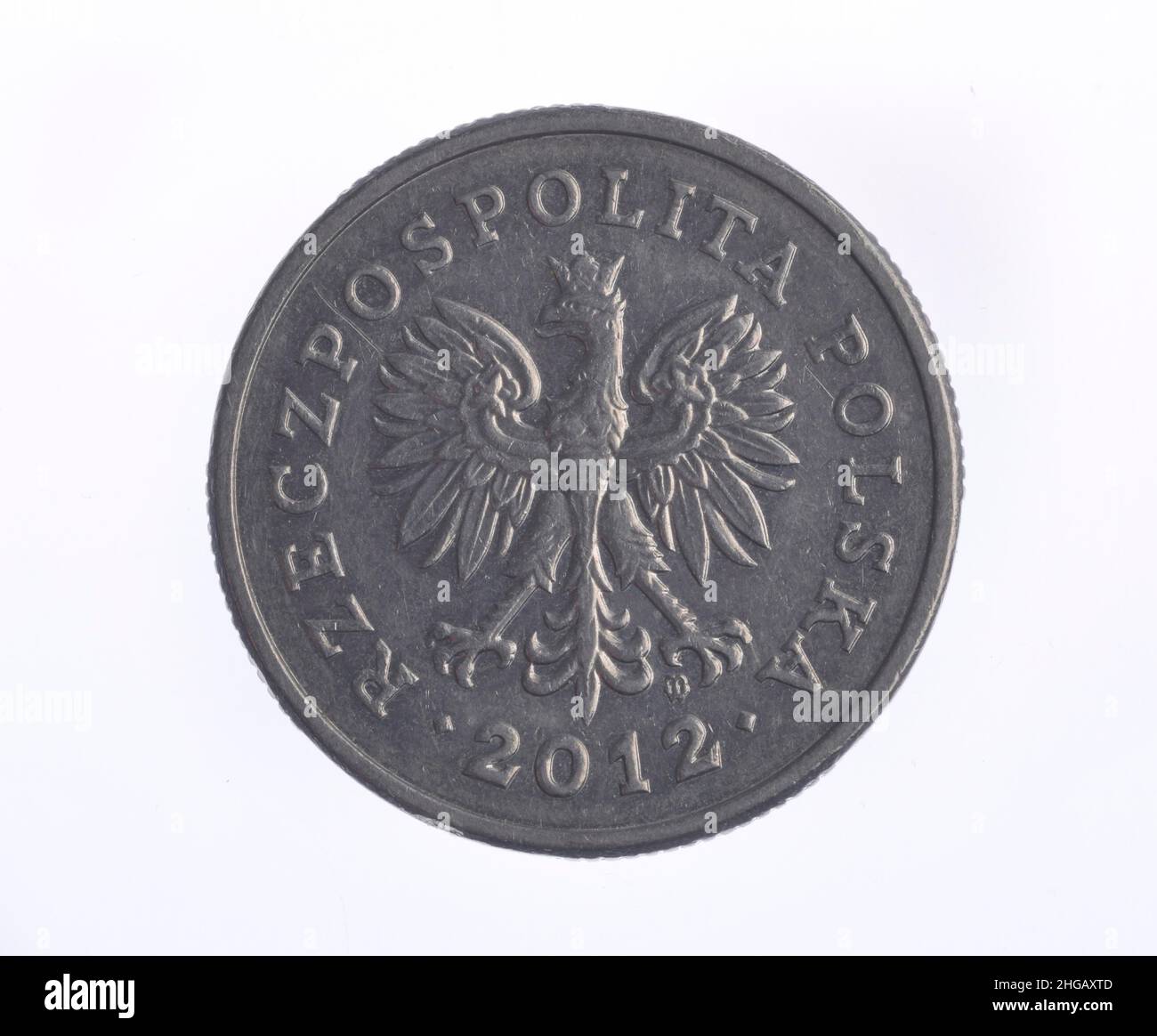Coin, 1 Zloty, Poland Stock Photo - Alamy