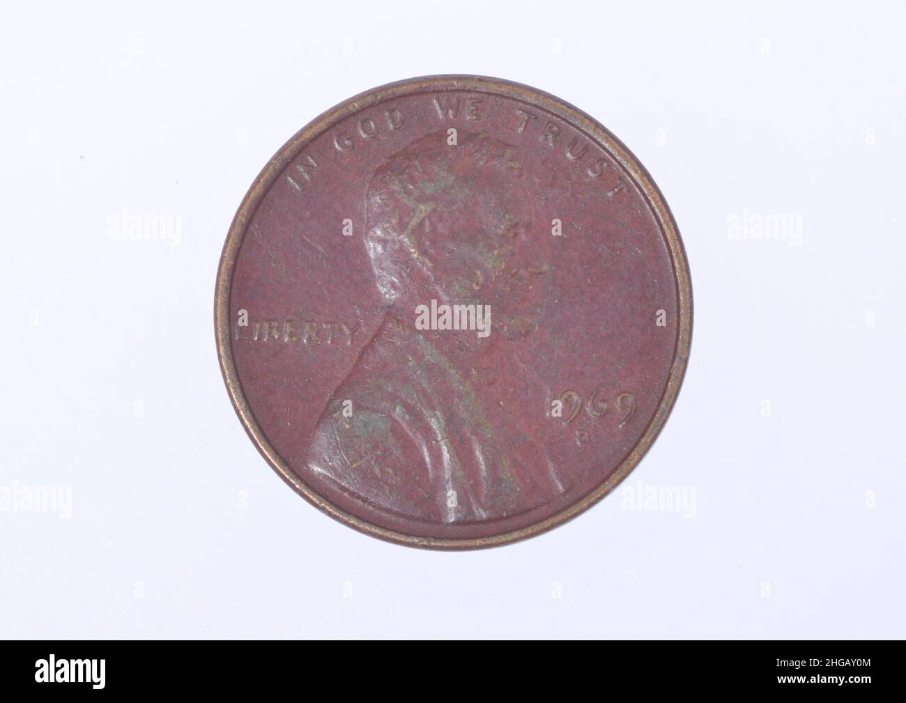 Coin, 1 cent, USA Stock Photo - Alamy