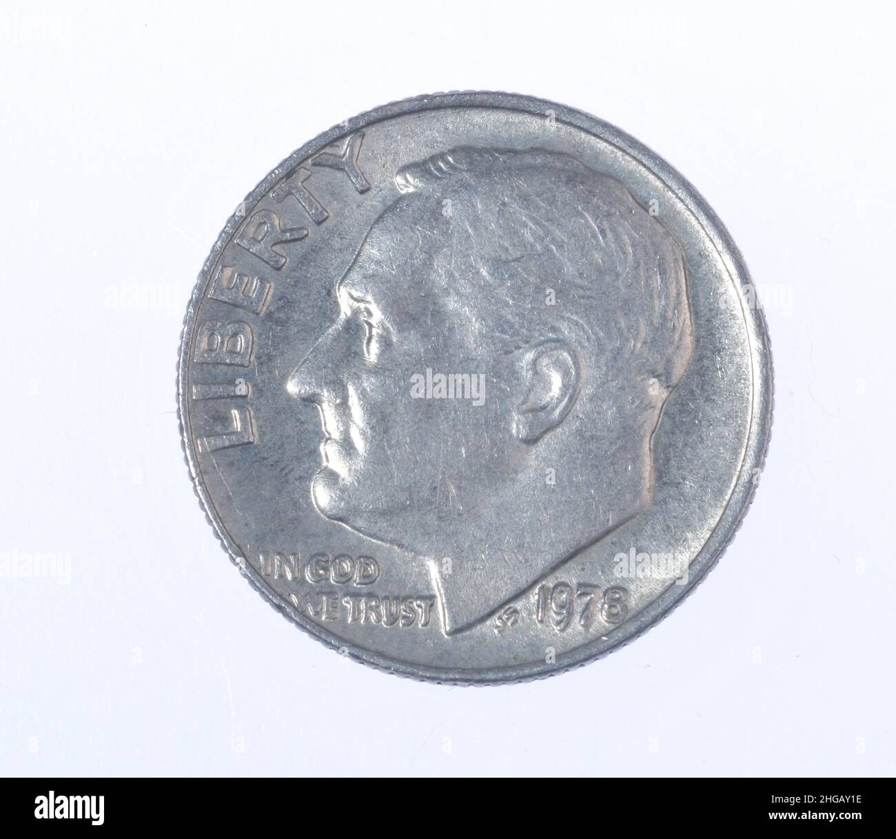 Coin, 1 dime, USA Stock Photo - Alamy