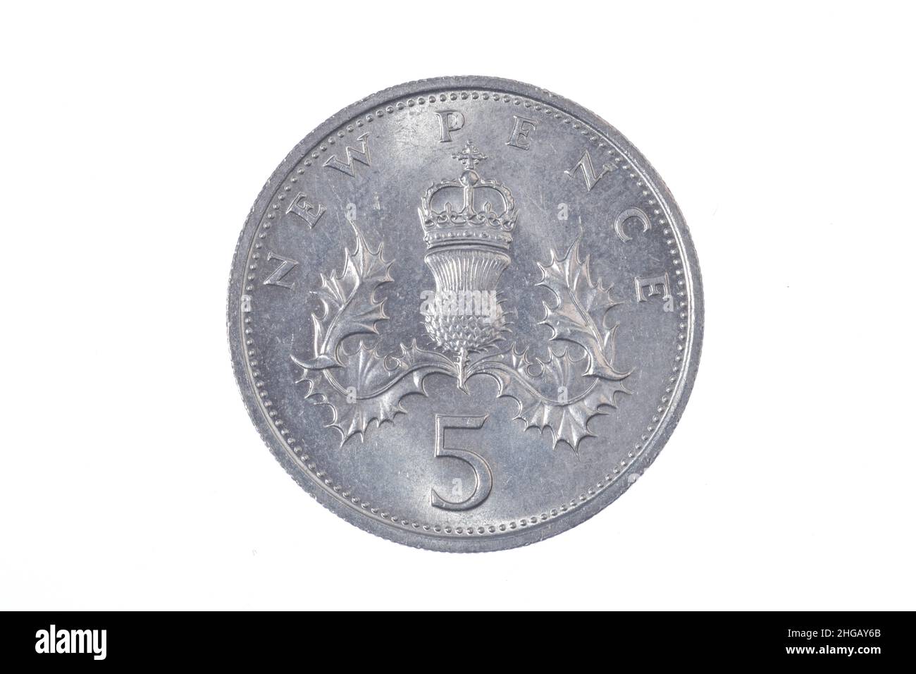 New five pence hi-res stock photography and images - Alamy