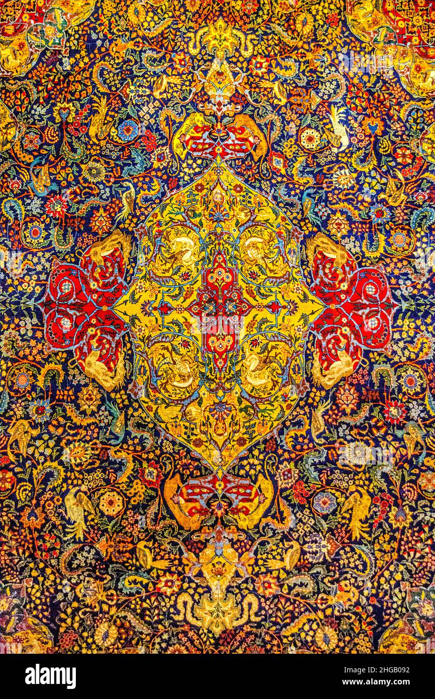 Kerman, 1917. A. D. Carpet Museum, Tehran, Tehran, Iran Stock Photo - Alamy