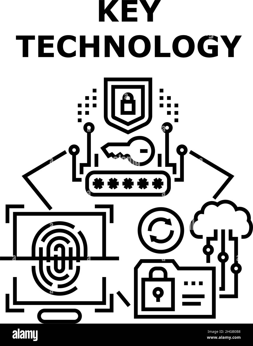 Key Technology icon vector illustration Stock Vector Image & Art - Alamy