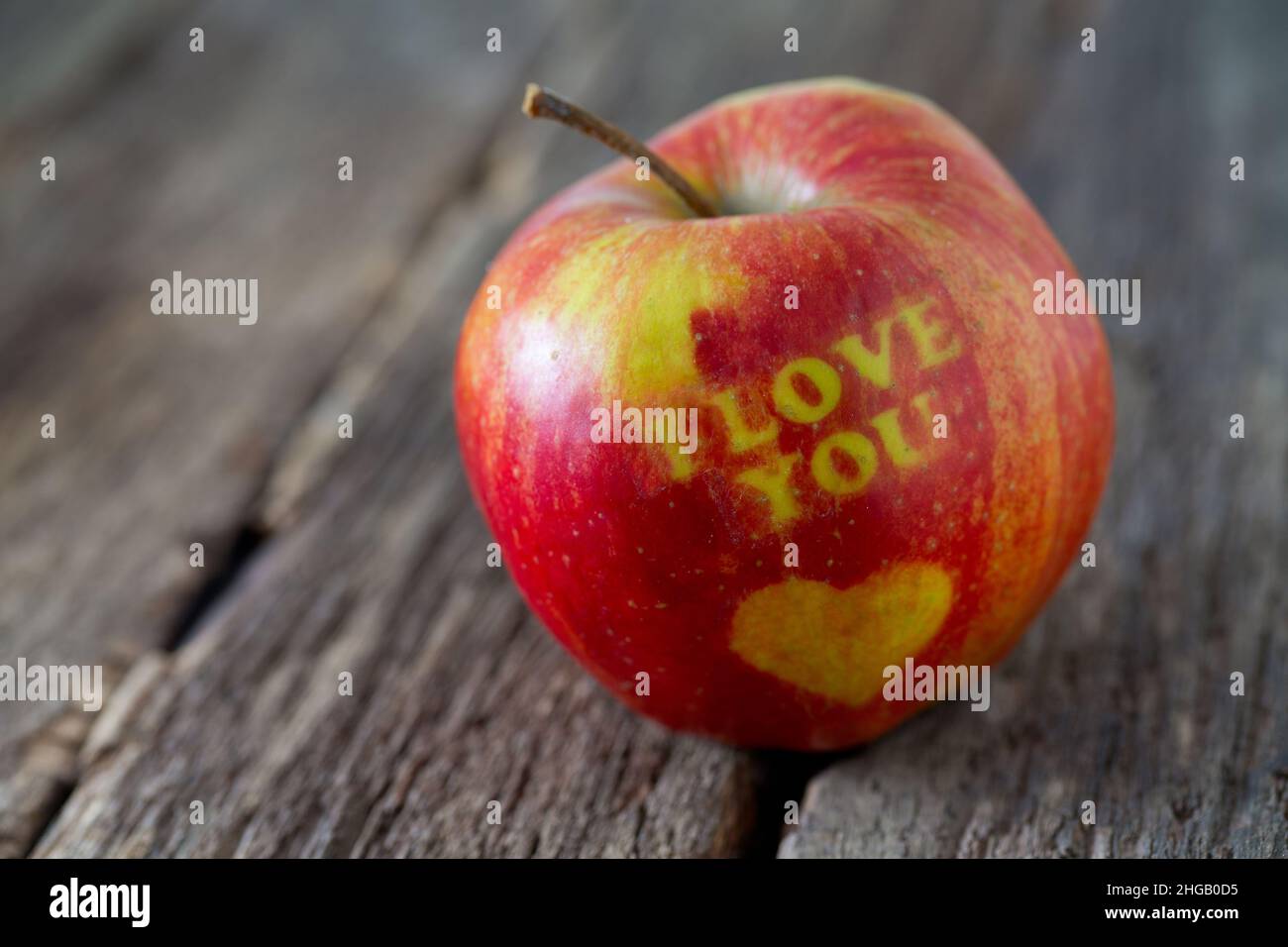 I love apples hi-res stock photography and images - Alamy