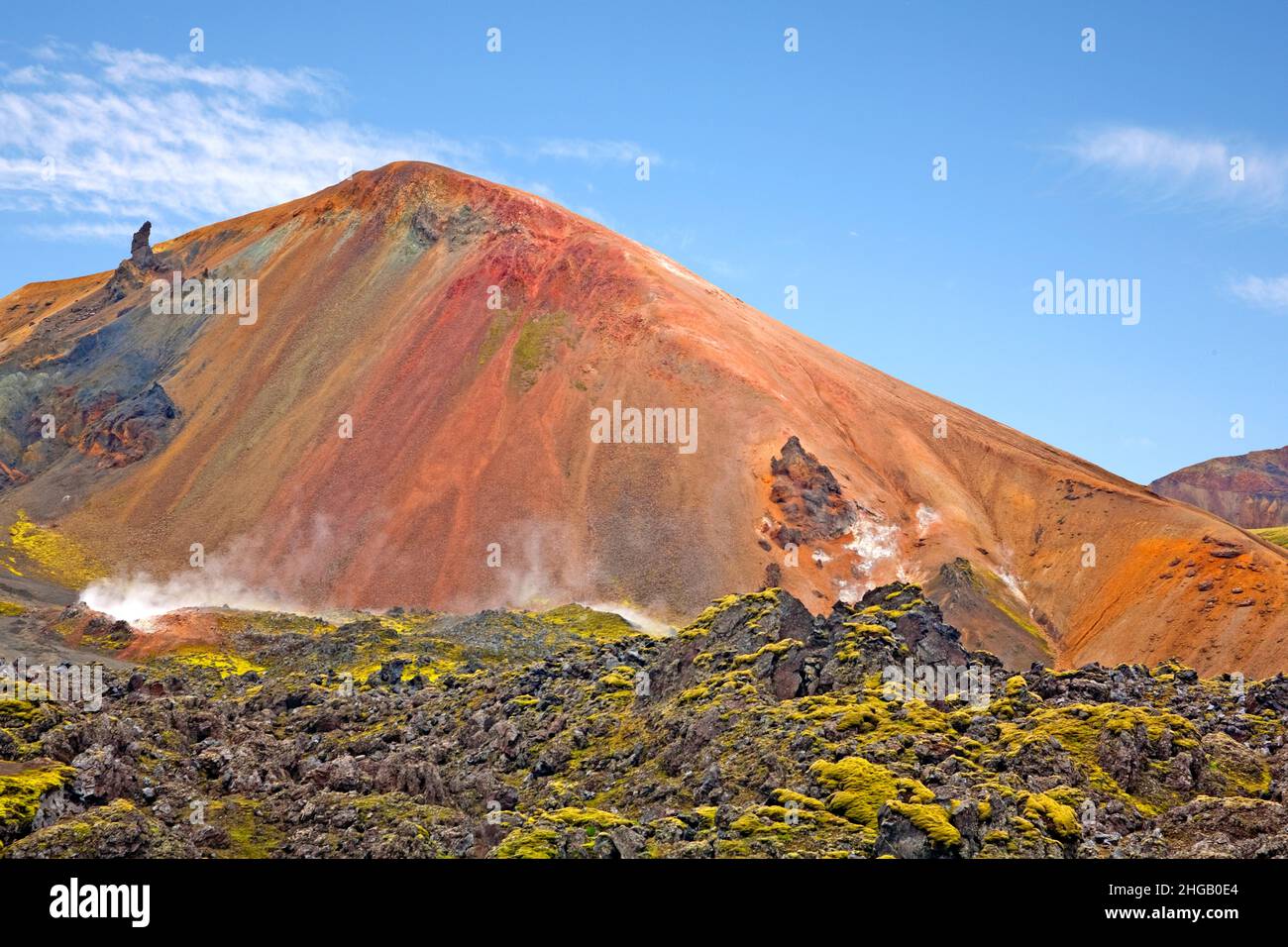 Colourful highlands in Landmannalaugar, Iceland Stock Photo - Alamy