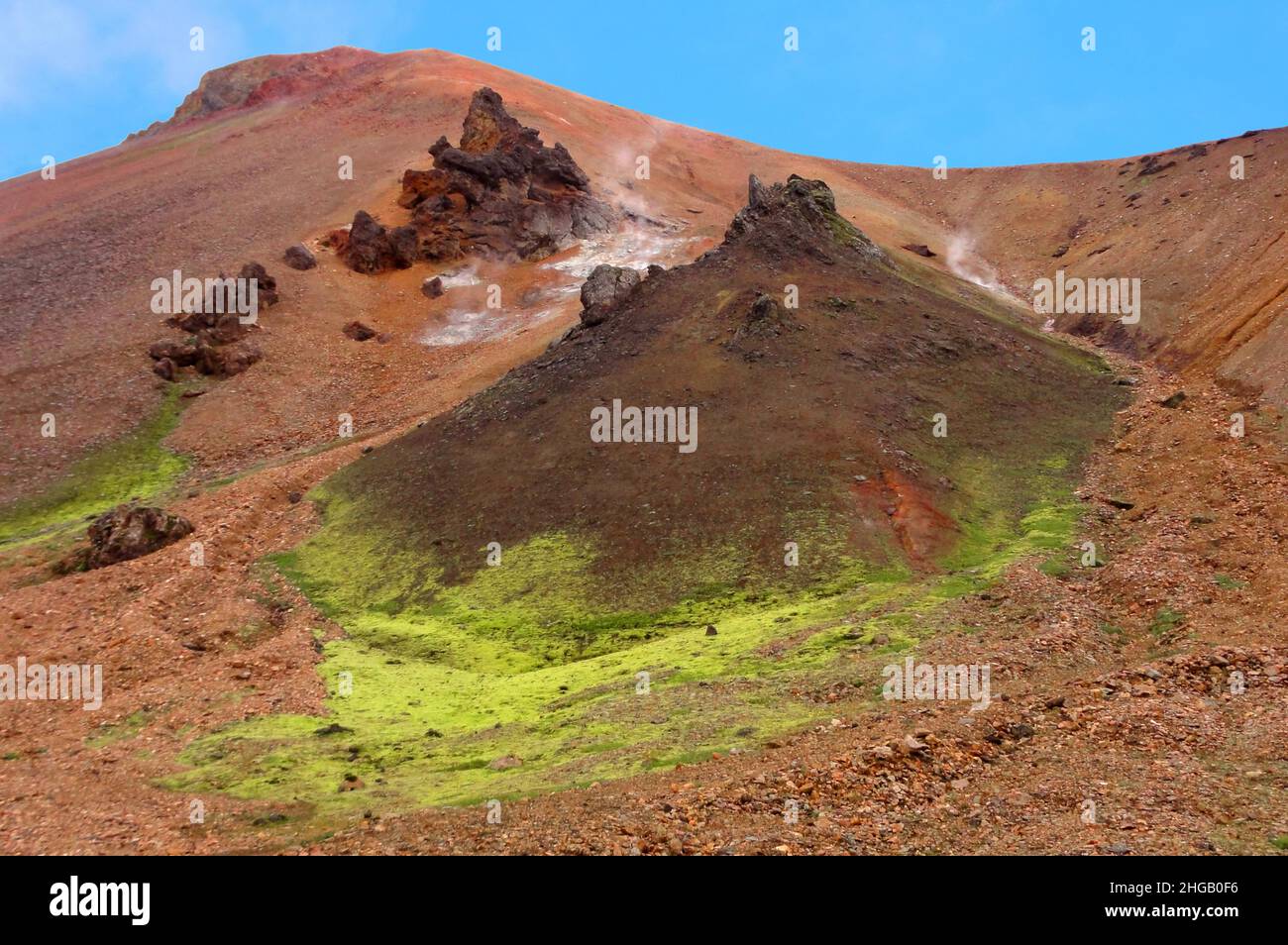 Colourful highlands in Landmannalaugar, Iceland Stock Photo - Alamy