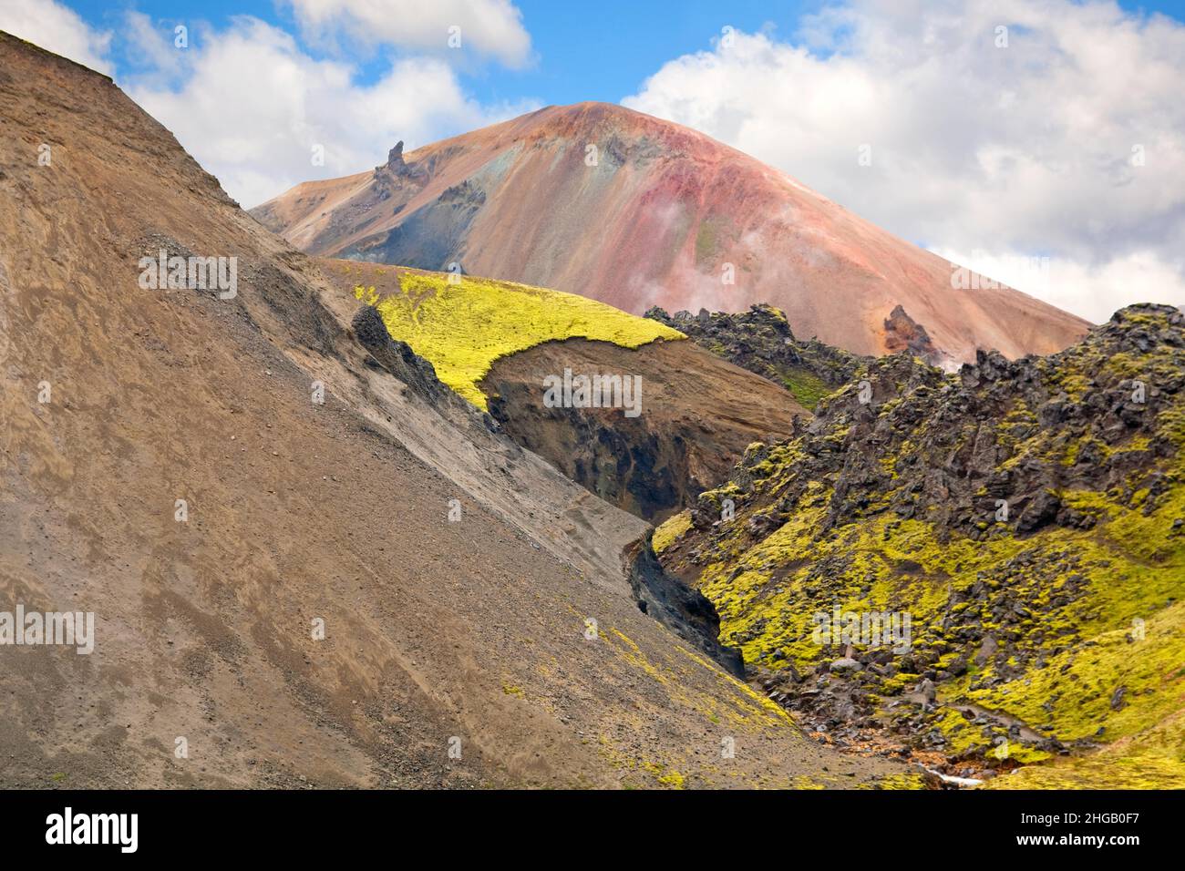 Colourful highlands in Landmannalaugar, Iceland Stock Photo - Alamy