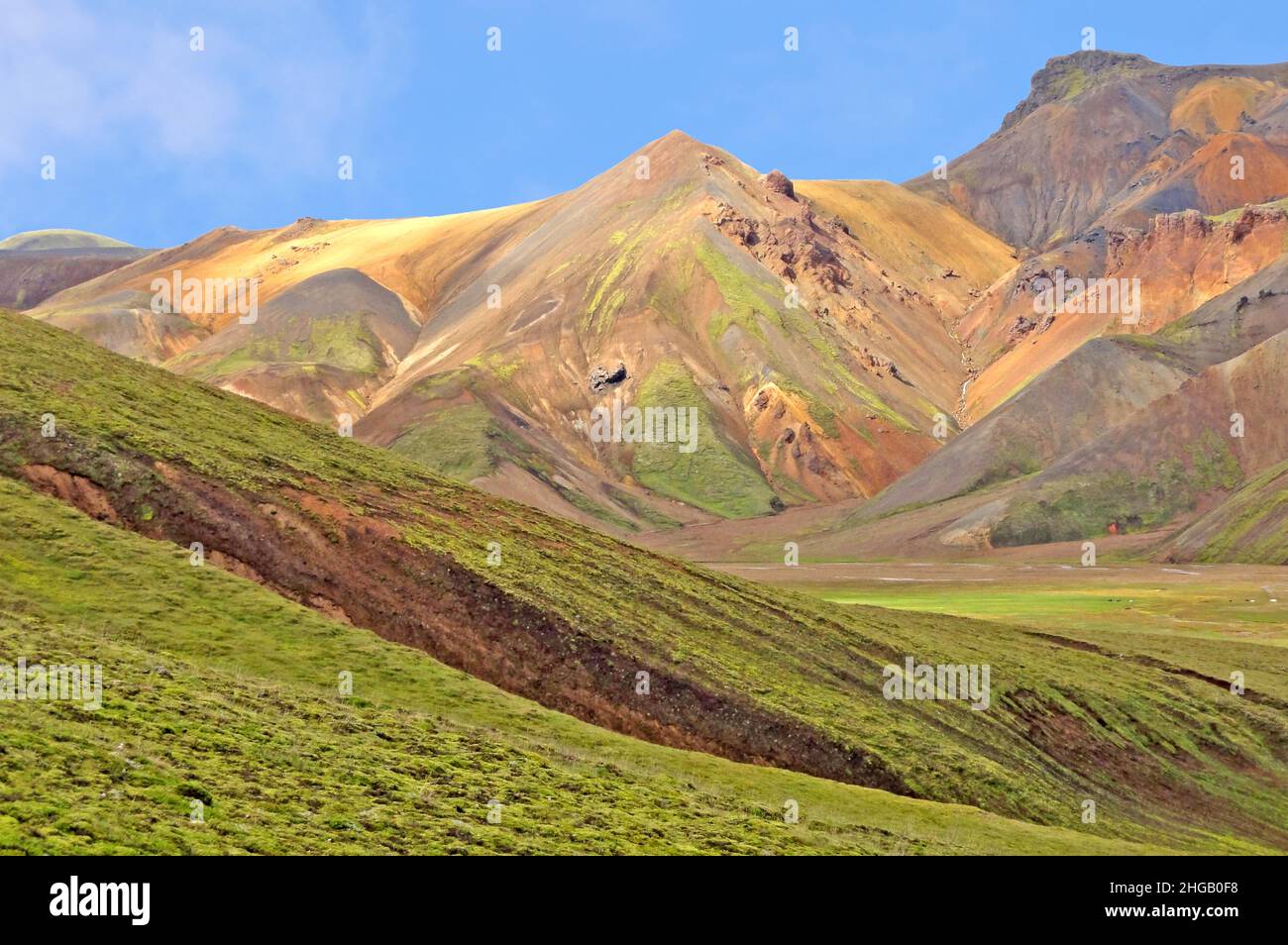 Colourful highlands in Landmannalaugar, Iceland Stock Photo - Alamy