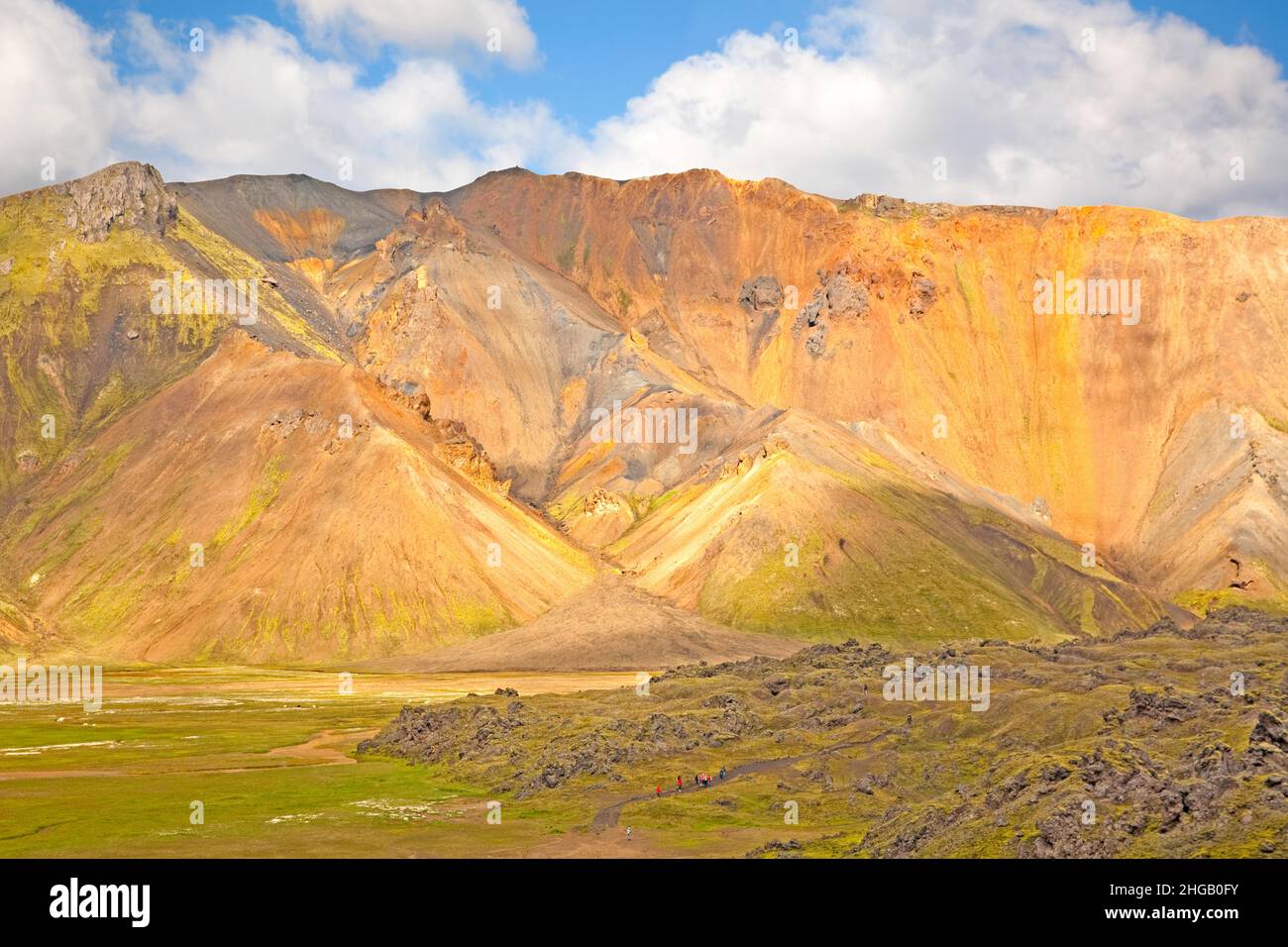 Colourful highlands in Landmannalaugar, Iceland Stock Photo - Alamy
