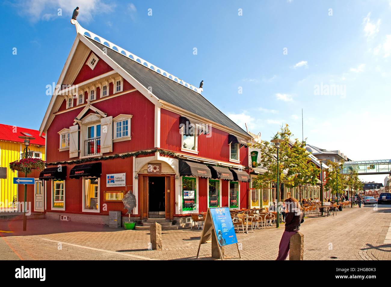 Falkarhus, Old Town, Reykjavik, Iceland Stock Photo - Alamy