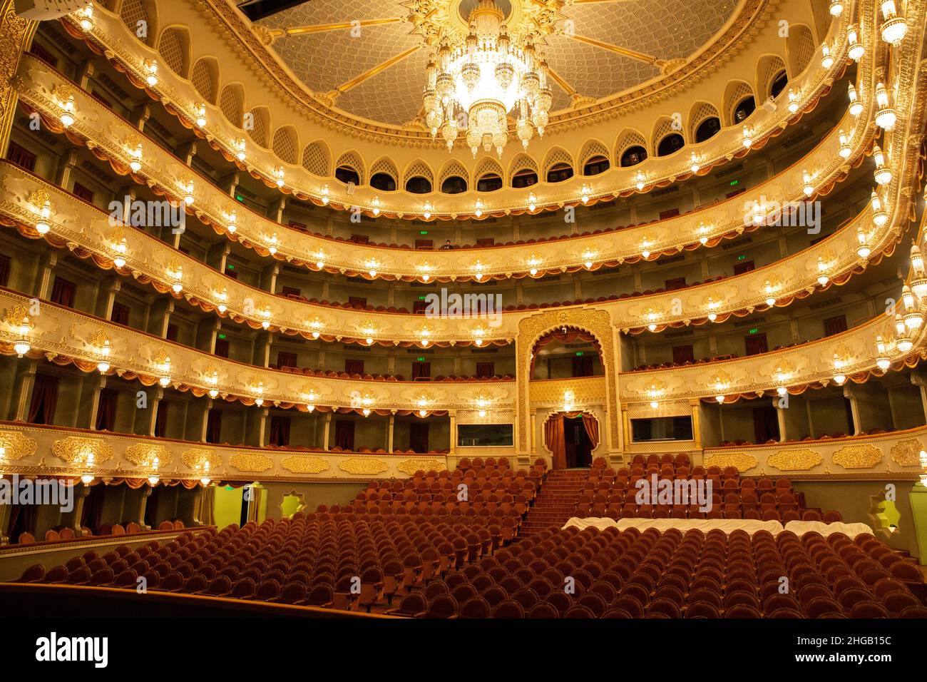 Opera, auditorium, Tbilisi, Georgia Stock Photo - Alamy