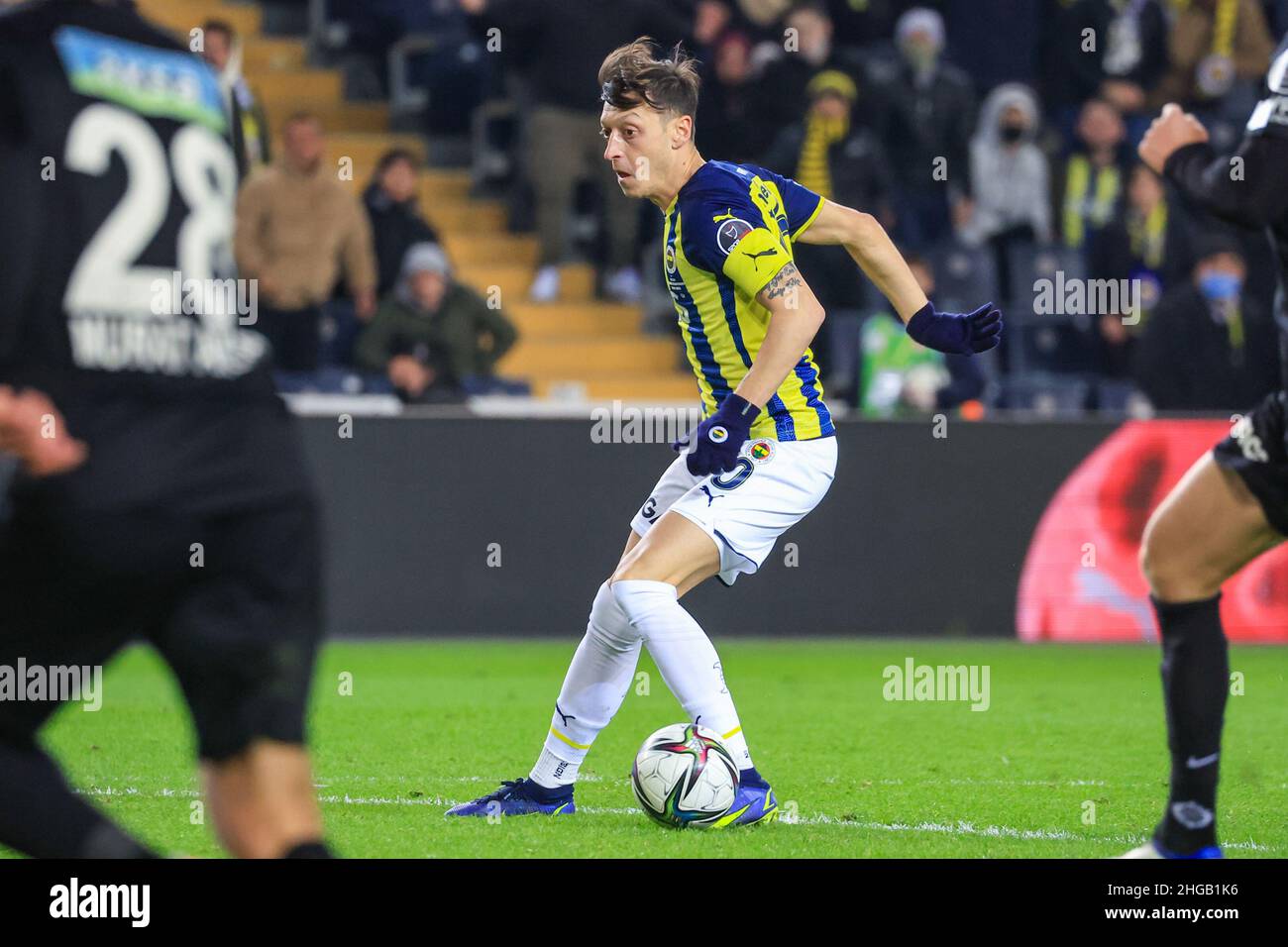 ISTANBUL, TURKEY - JANUARY 19: Mesut Ozil of Fenerbahce SK during the ...