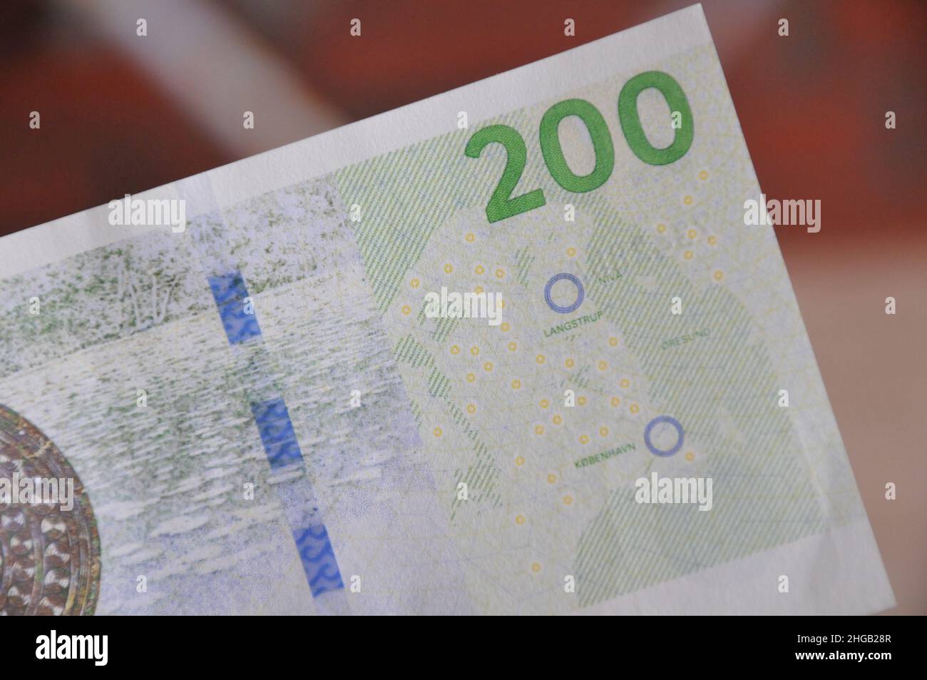 200 danish kroner danish bill hi-res stock photography and images - Alamy
