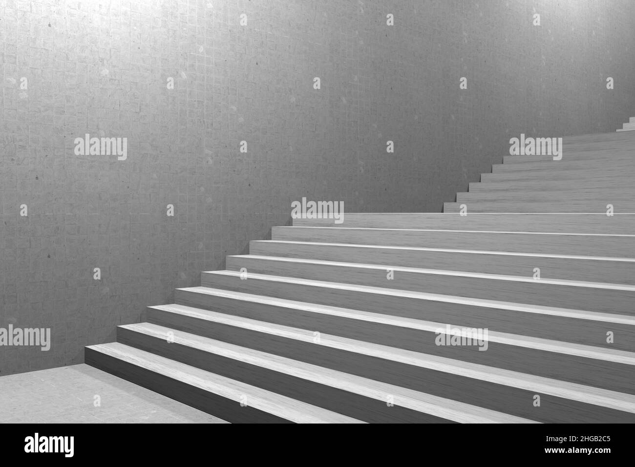 The Concrete staircase. Concrete steps. Concrete building. Concrete 3D ...