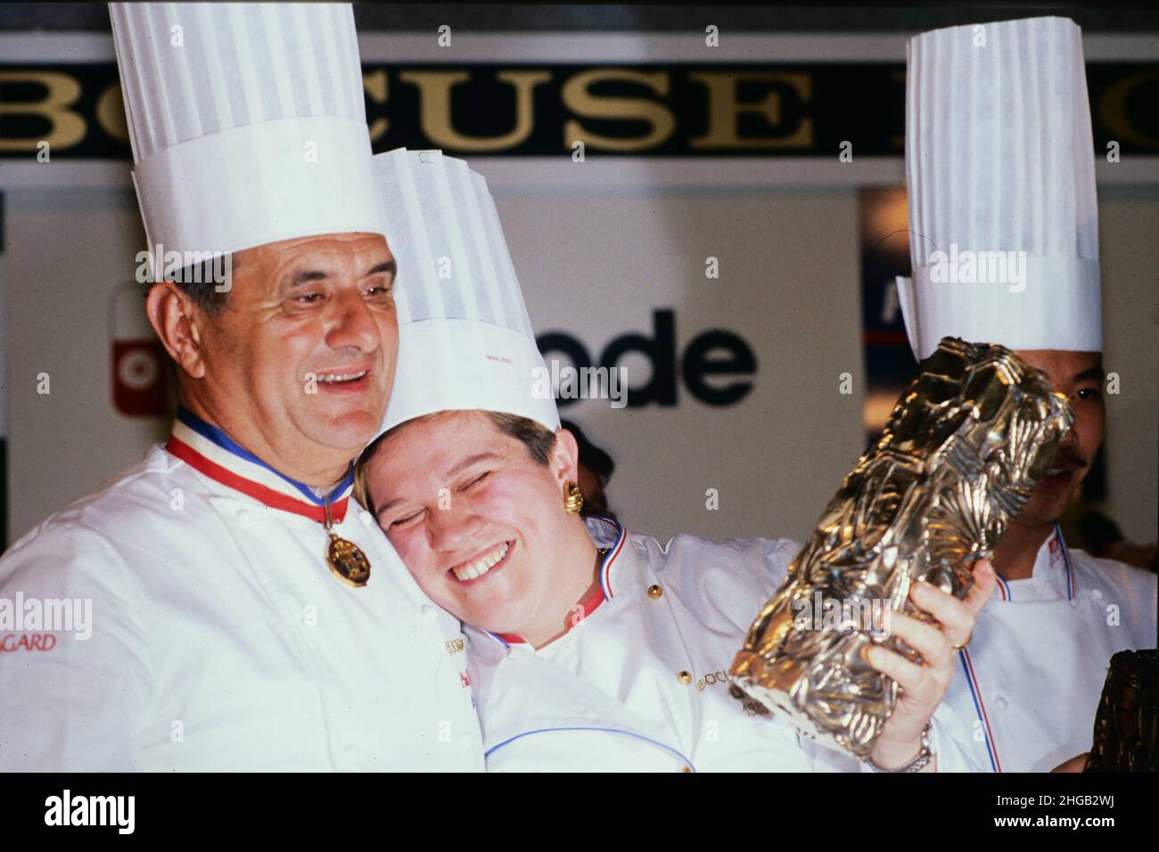 Archives 80ies: French Chef Paul Bocuse at Bocuse d'Or ceremony, Lyon ...