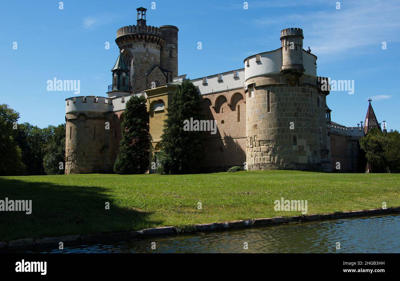 Castle Franzensburg in castle garden of Laxenburg near Vienna,Austria ...
