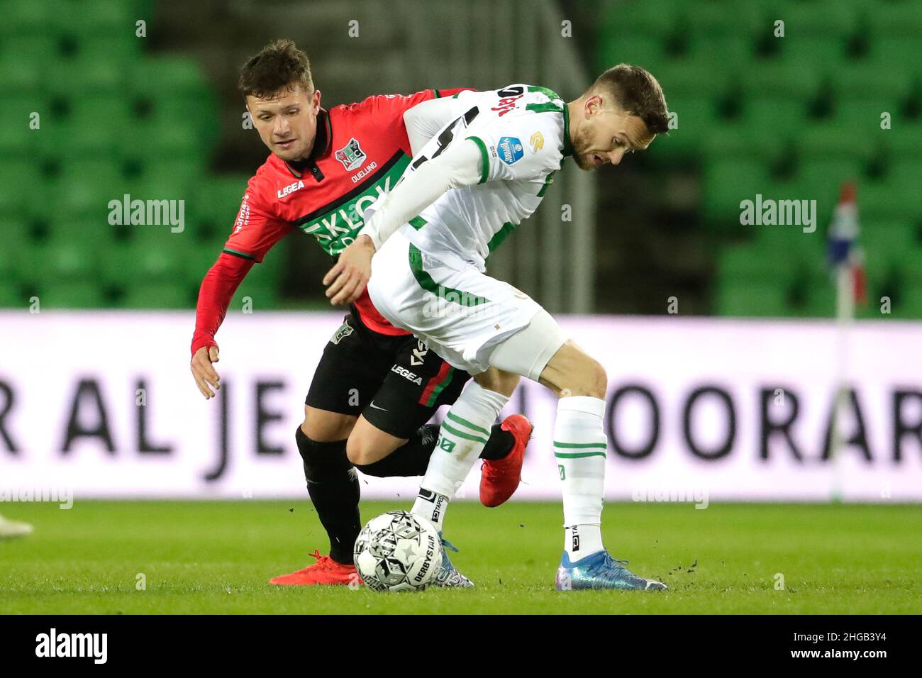 GRONINGEN, NETHERLANDS - JANUARY 19: Mike te Wierik of FC Groningen ...