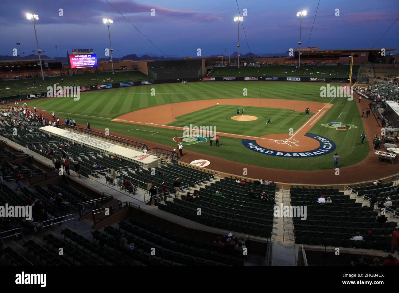 general view of Salt River Field Stadium in Scottsdale, Arizona, vista ...