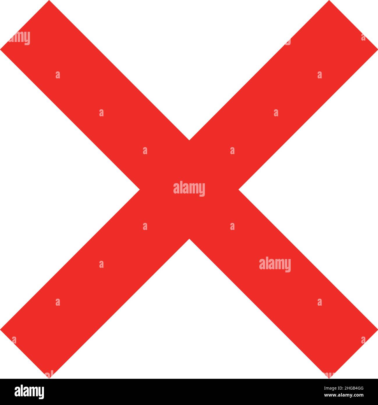 Vector illustration of a red cross symbol Stock Vector Image & Art - Alamy