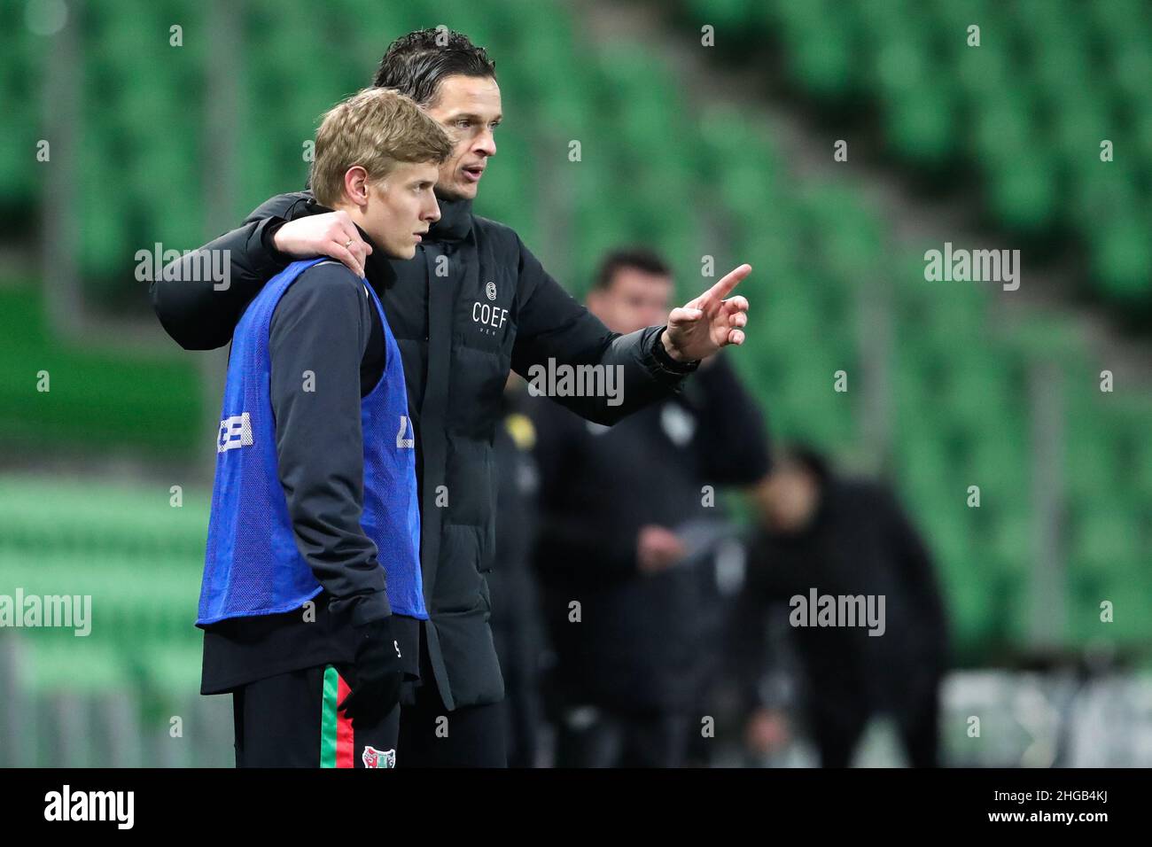 GRONINGEN, NETHERLANDS - JANUARY 19: Rogier Meijer of NEC during the ...
