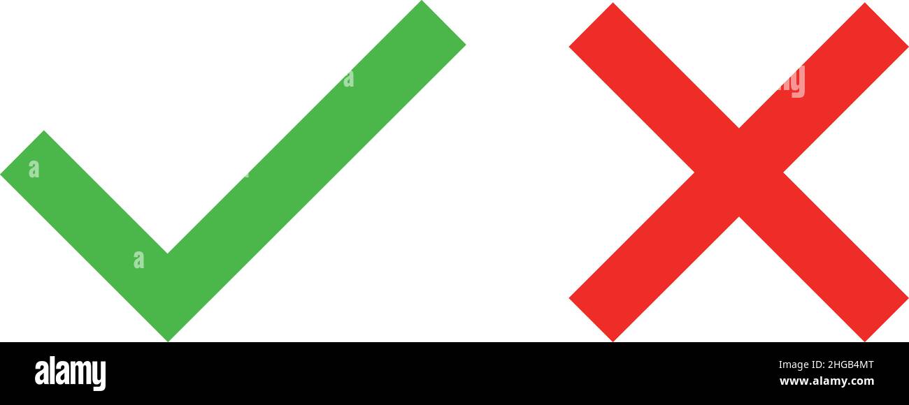 Cross mark color icon Stock Vector Images - Alamy