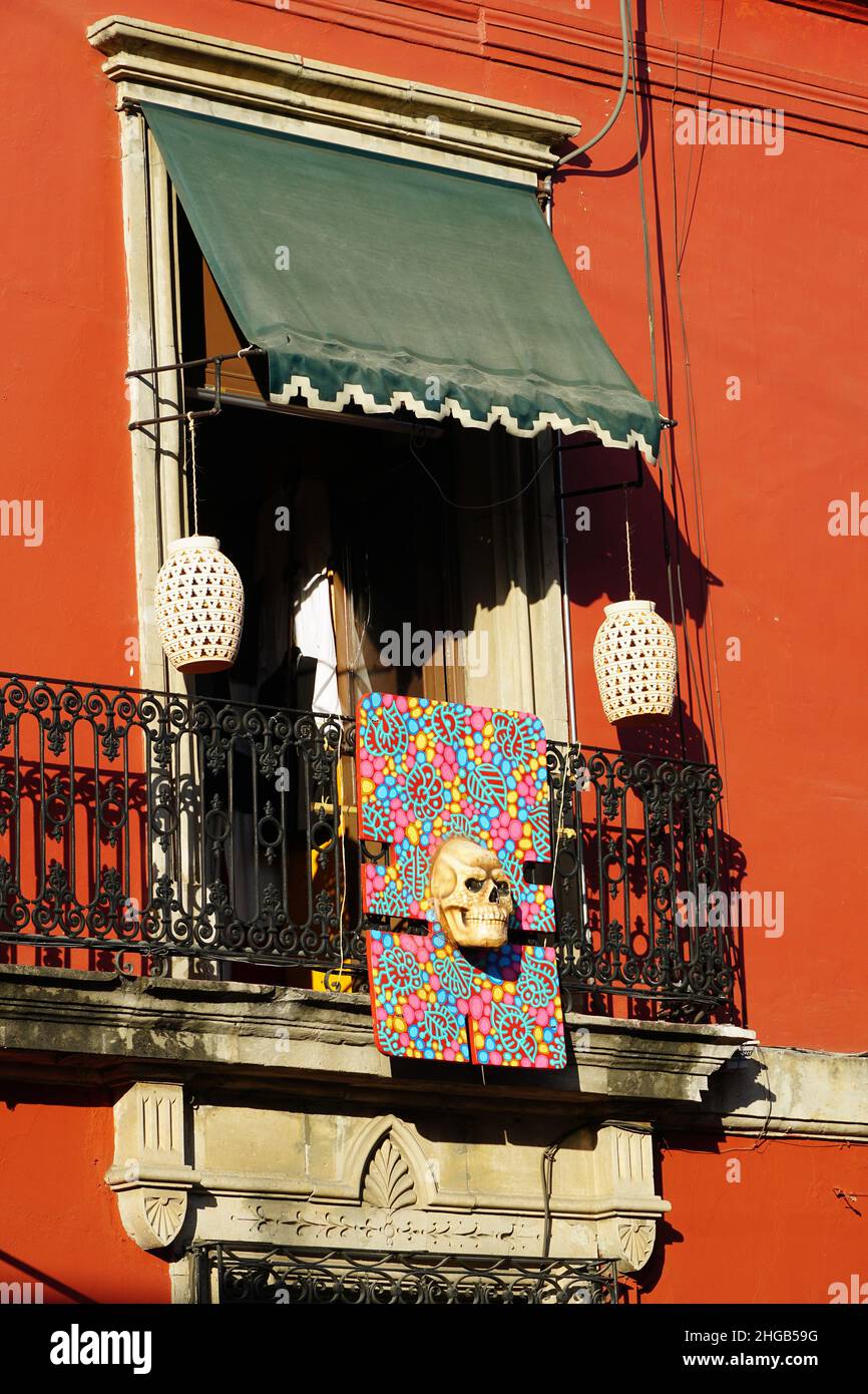 Oaxaca City (Oaxaca de Juárez), state Oaxaca, Mexico, North America ...