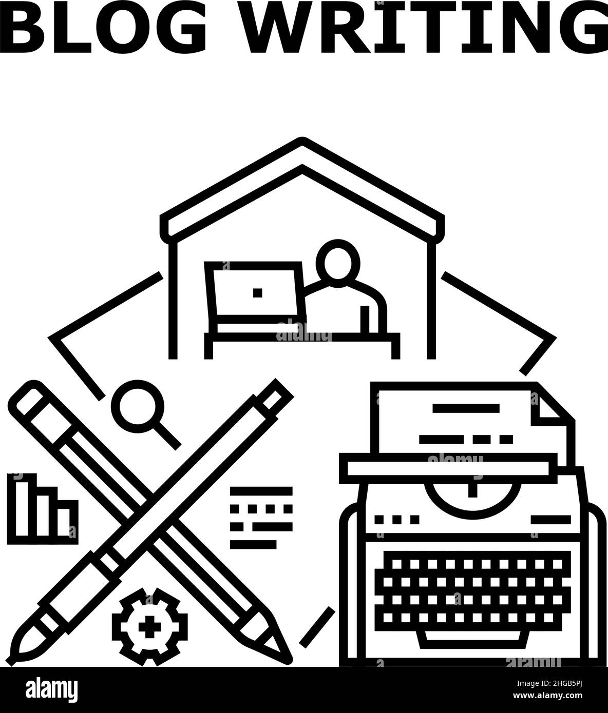 Social media post laptop Black and White Stock Photos & Images - Alamy