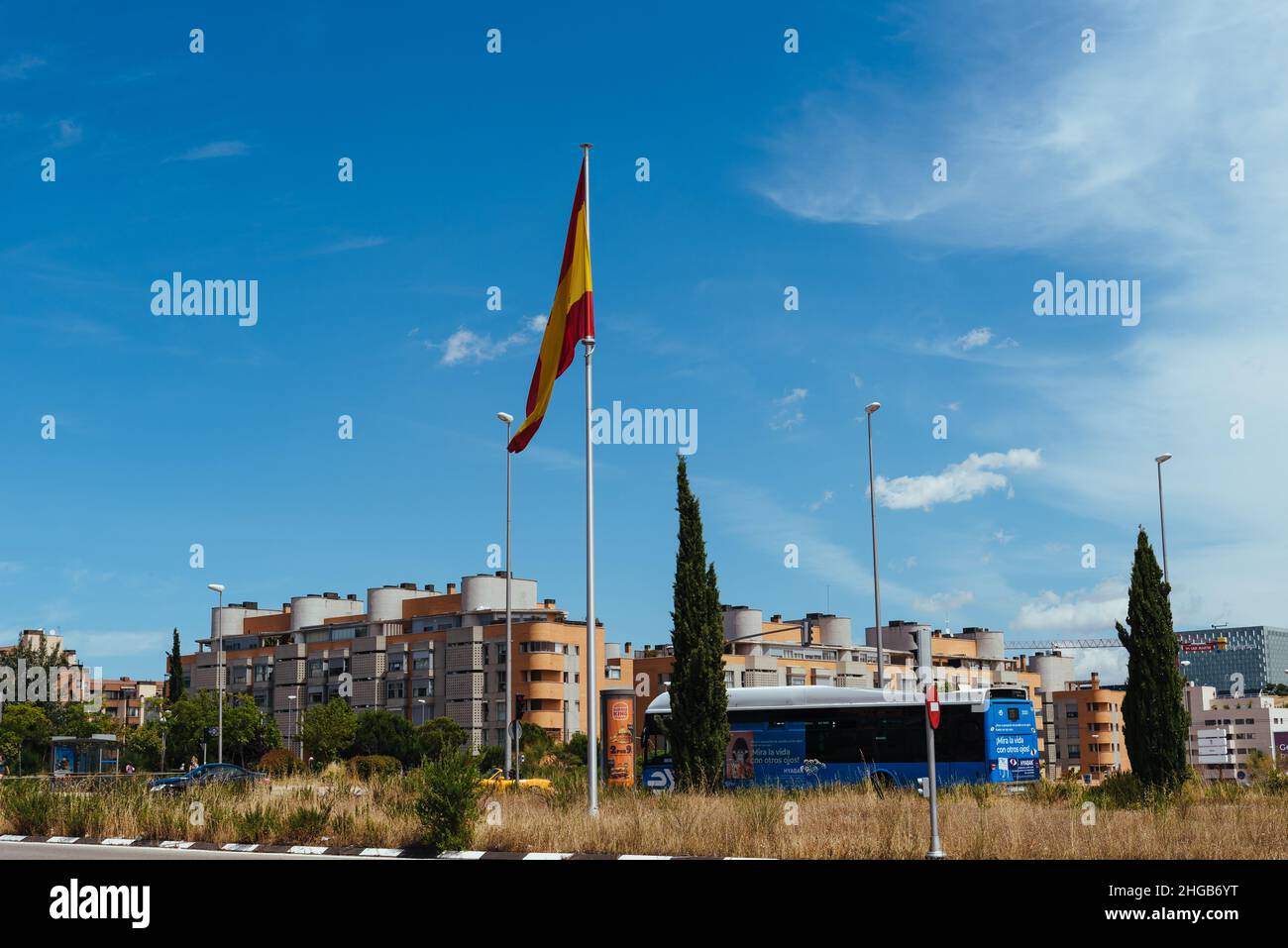 Real madrid flag hi-res stock photography and images - Alamy
